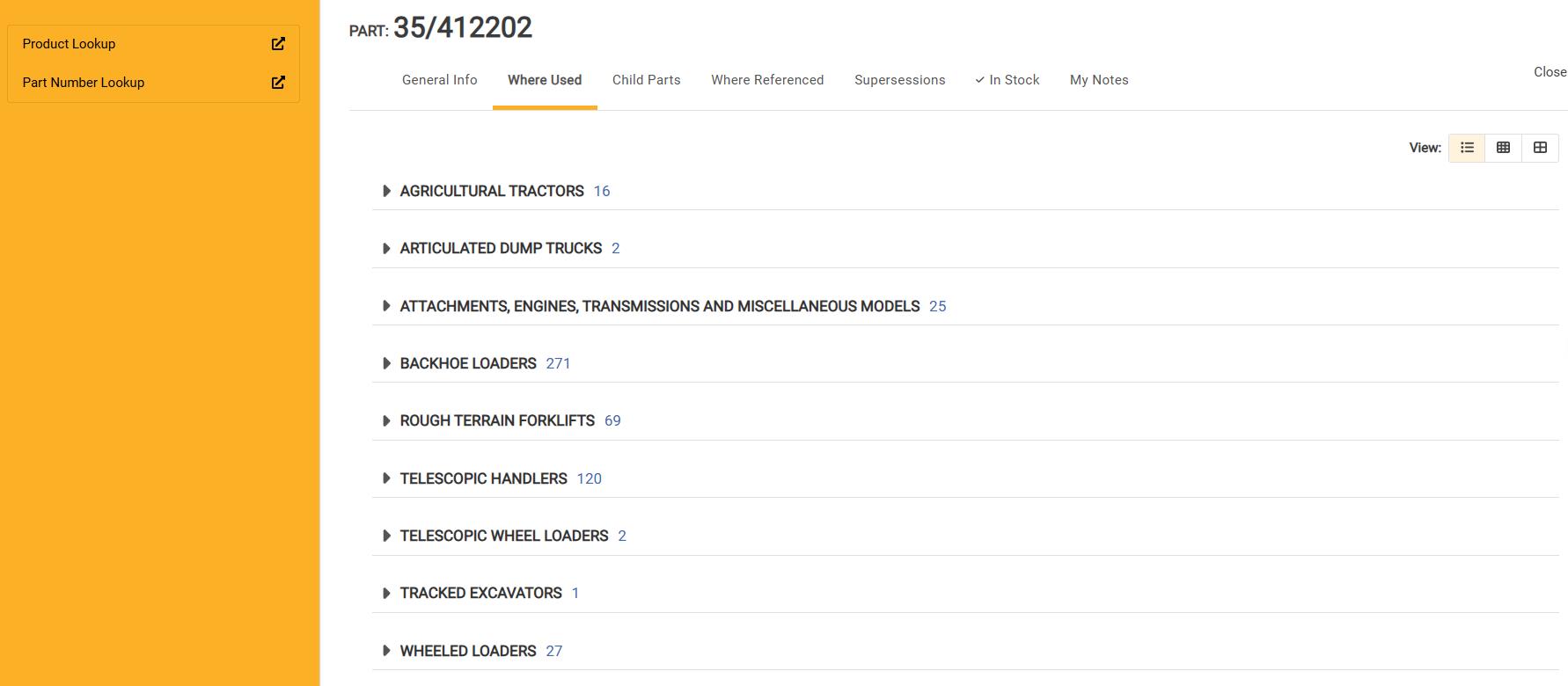 JCB Spare Parts 35/412202 - SYNCPART INDUSTRIAL CO., LIMITED